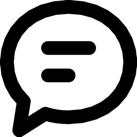 Communication Bubble Message Text Chat Comment Talk Speech Icon Vector