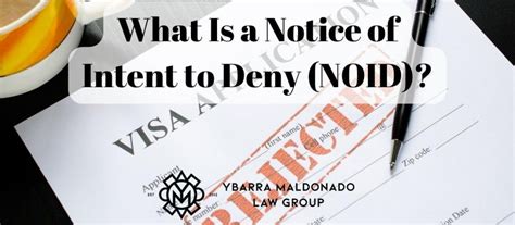 What Is A Notice Of Intent To Deny Noid Uscis Noid Ymlg