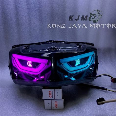 Jual Lampu Belakang Nmax Old StopLamp Nmax Old RGB CR7 Lampu Sein Sen