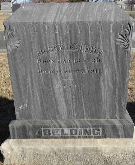 William Henry Belding 1830 1911 Find A Grave Memorial