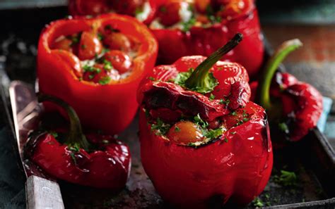 Vegetarian Stuffed Peppers Cora Brand Products
