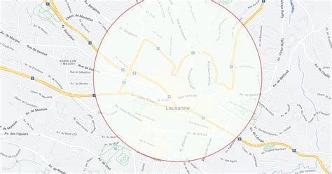 1KM Radius Map Scribble Maps
