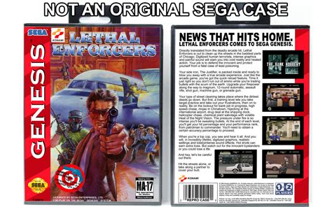 Gaming Relics Sega Genesis Lethal Enforcers