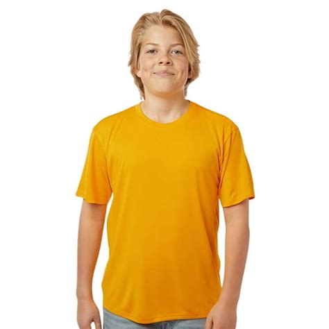 Allpro Youth Pro Lock Performance T Shirt Crafts And Diy Plain Tee
