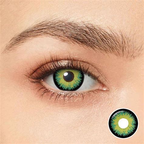 Maleficent Emerald Green Cosplay Contacts Twinklens
