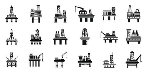 Oil Rig Vector Art Icons And Graphics For Free Download