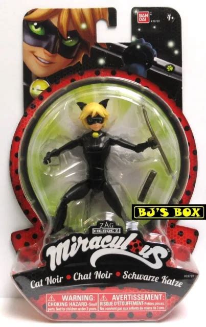 Miraculous Cat Noir Action Figure 55 Doll Bandai Zag Heroez New Nip
