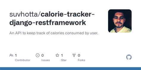 Github Suvhotta Calorie Tracker Django Restframework An Api To Keep