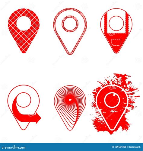 Geolocation Icon Pack Set Of Geolocation Signs In Different Style For