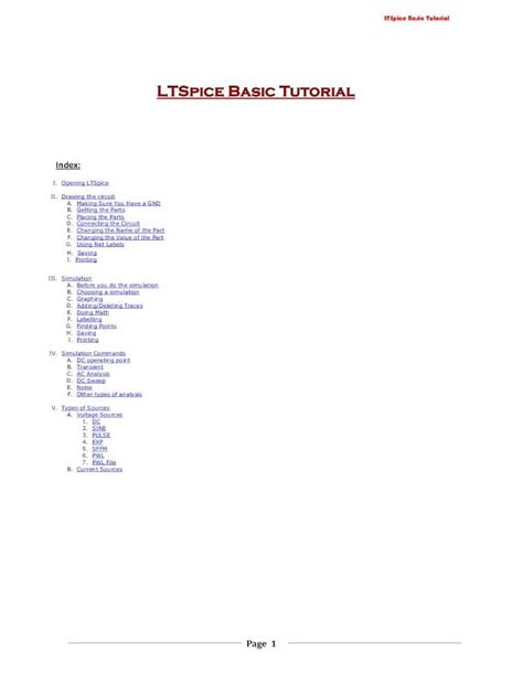 pdf ltspice basic tutorial pdf dokumen tips