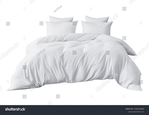 빈 침구 용품 세트 Mockup 침대 스톡 사진 2546256685 Shutterstock