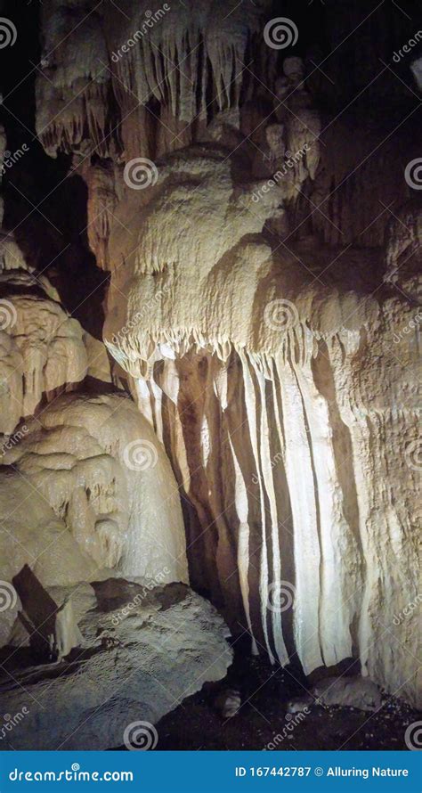 Various Natural Calcite Cave Formations Stock Image Image Of Calcite