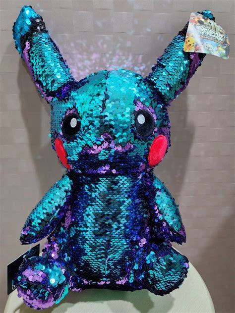Pikachu Sequin Plushie Hobbies And Toys Toys And Games On Carousell