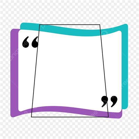 Blue Dialog Box PNG Transparent Blue Purple Line Pattern Colorful Dialog Quote Box Dialogue