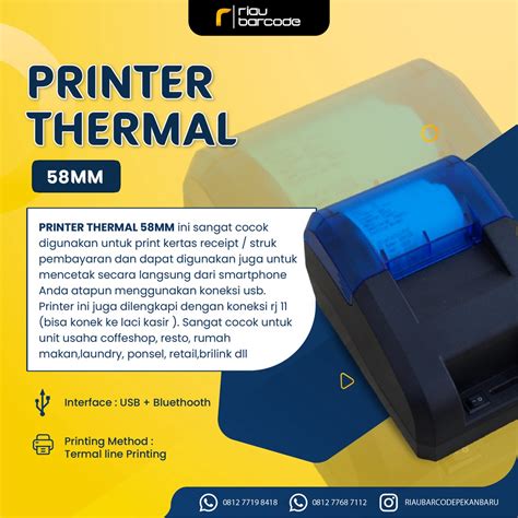 Jual PRINTER KASIR STRUK THERMAL MM USB BLUETOOTH Shopee Indonesia