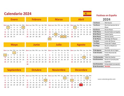 Calendario 2024 Con Festivos Dorine Sophia