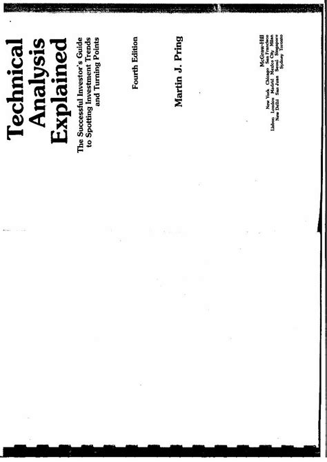 Pdf Martin J Pring Technical Analysis Explained2 Dokumentips