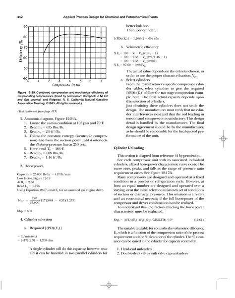 Reciprocating Compressors Efficiency Big Chemical Encyclopedia