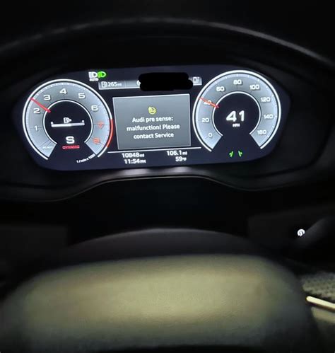 Audi Pre Sense Malfunction Raudi