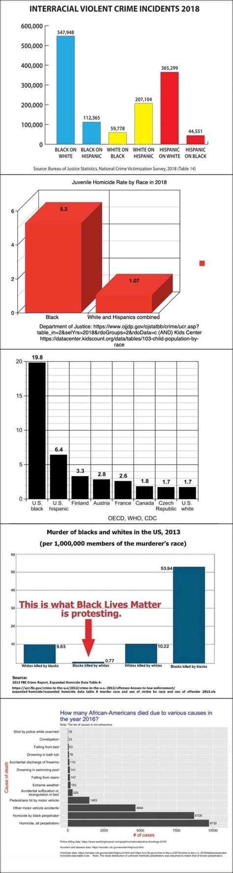 INTERRACIAL VIOLENT CRIME INCIDENTS 2018 500 000 Rap 365 299 300 000