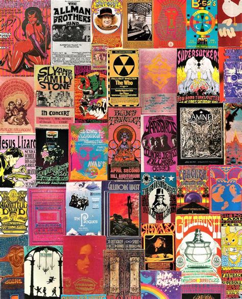 Classic Rock Poster Collage 10 Digital Art By Doug Siegel Pixels