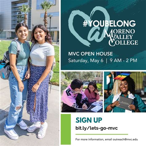 Moreno Valley College On Linkedin Save The Date For Mvcs Open House