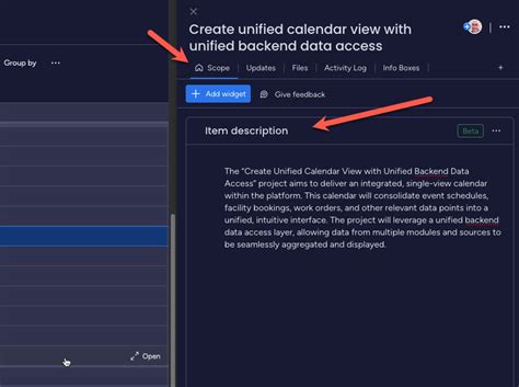 Get Item Description Widget Via The Api Feature Requests Api And