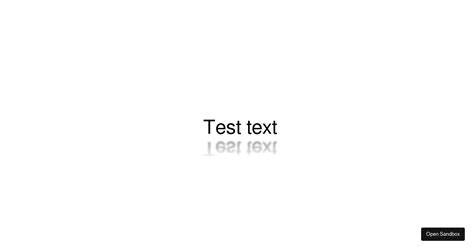 Basic Reflection Codesandbox