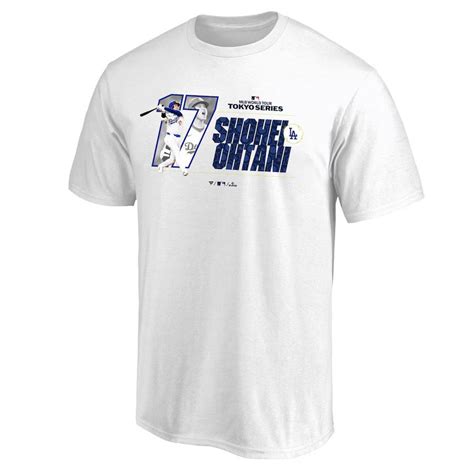 Mlb 大谷翔平 ドジャース Tシャツ ユース キッズ 東京シリーズ2025 Player T Shirt Fanatics ホワイト
