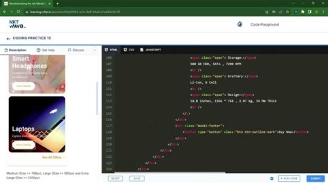 Ecommerce Website Products Section Coding Practice 15 Html Css Bootstrap Nxtwave Ccbp