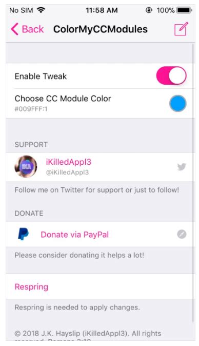 This Tweak Lets You Colorize Ios 11 Control Center 3utools