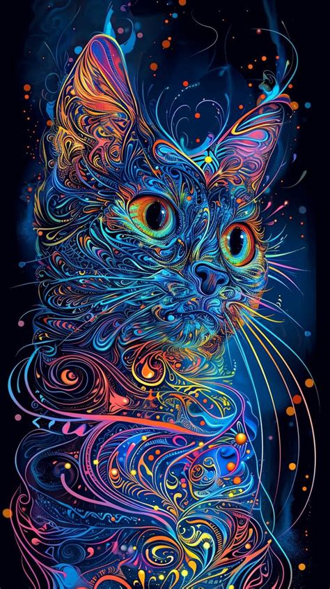 Cat Abstract Wallpapers Wallpaper Cave