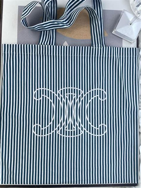 스트라이프 마린 에코백 라지사이즈 세컨웨어헬로마켓