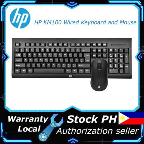 Hp Km C Wired Keyboard And Mouse Usb Whaterproof Keyboard Mouse Combos Ergonomic Design