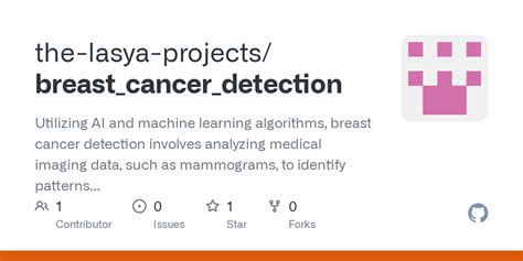 Github The Lasya Projectsbreastcancerdetection Utilizing Ai And