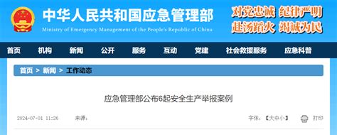 应急管理部公布危险化学品安全生产举报案例