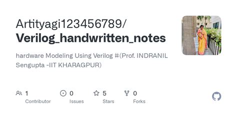 Veriloghandwrittennotesmynptelhandwritennotesverilogindranilsenguptapdf At Main