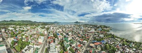 Tacloban City Leyte Philippines Panoramic Aerial Of Downtown