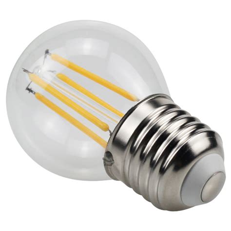 Led Bulb E12 E14 Globe Dimmable Led Filament Bulb G45 Gold Dripped Light 4w 110v 120v Warm White