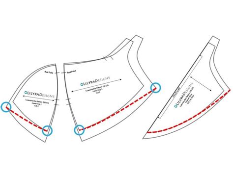 Bcd Alteration For Lusamine Bra Pattern Tutorial
