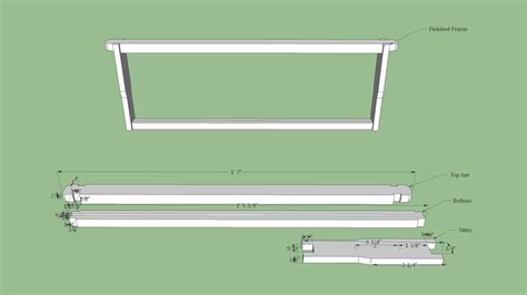 Medium Depth Langstroth Frame 3d Warehouse