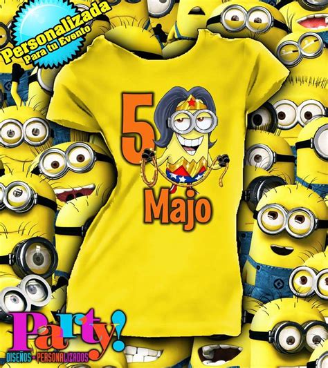 Playera Personalizada Mi Villano Favorito Minions Jinx Playera Fiesta
