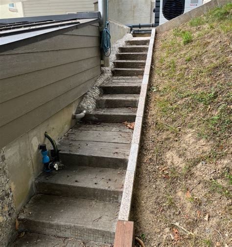 Garden Steps Made From Azobe Tropical Hardwood Railway Sleepers