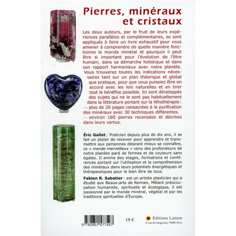 Pierres Mineraux Et Cristaux Eric Gallet