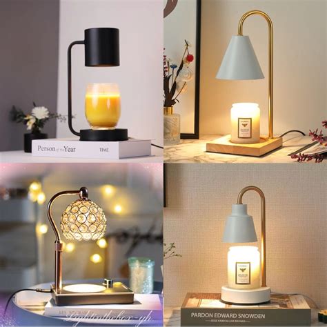 Led Candle Warmer Lamp With Timer Fragrance Wax Warmer Home Dimmable