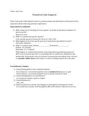 Understanding Prenatal Lab Values And Complications Course Hero