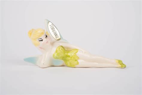 1960s Tinker Bell Ceramic Figurine By Enesco Id Dec22129 Van Eaton