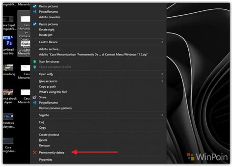 Cara Menambahkan Permanently Delete Di Context Menu Windows 11 6 Winpoin