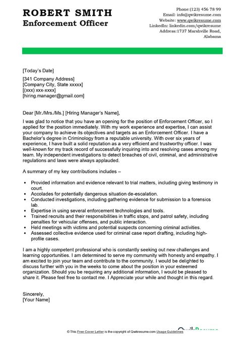 Application Letter For Police Officer Application Letter Sample For