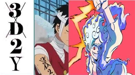 One Piece Luffy Tattoo 3d2y